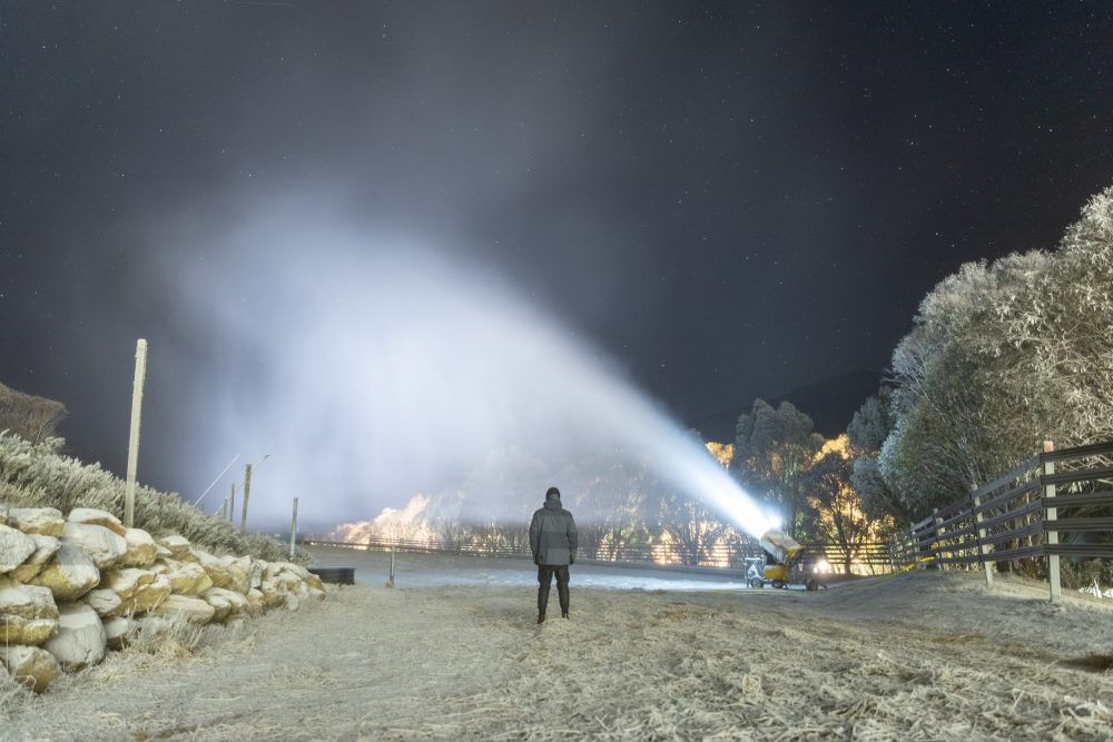 The Snow Guns Are Firing!