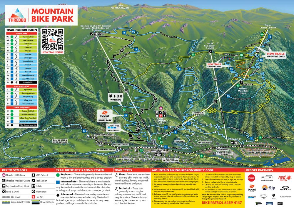 Mountain Map | Lifts & Trails | Thredbo NSW