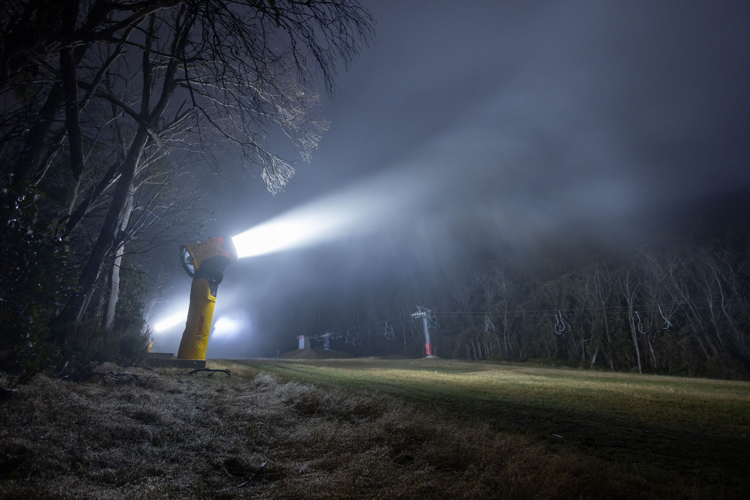 Testing, Testing! Our Snowmaking Guns Are In Tip Top Shape For A Huge ...